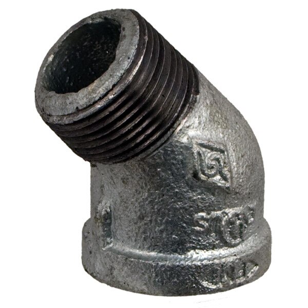 1/2 in. Galvanized 45 Degrees Street Elbow | City Mill