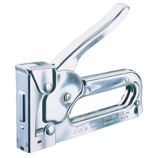 Junior Light Duty Stapler Gun, Steel, Chrome | City Mill