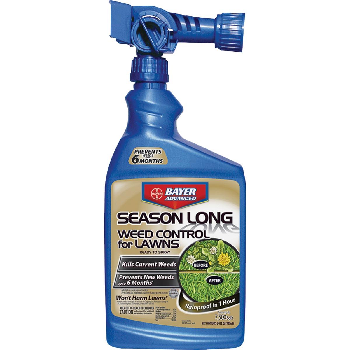 Bayer Advanced Season Long Weed Control for Lawns, 24 oz. Ready-to-Use ...