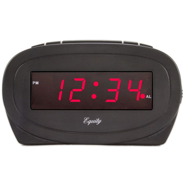 Black LED Alarm Clock | City Mill