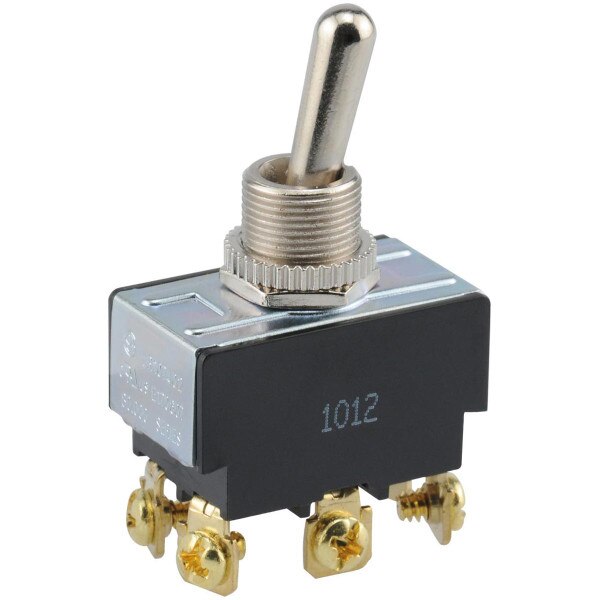 DPDT Center Off Toggle Switch (20 Amp-125 Volt x 10 Amp-277 Volt ...