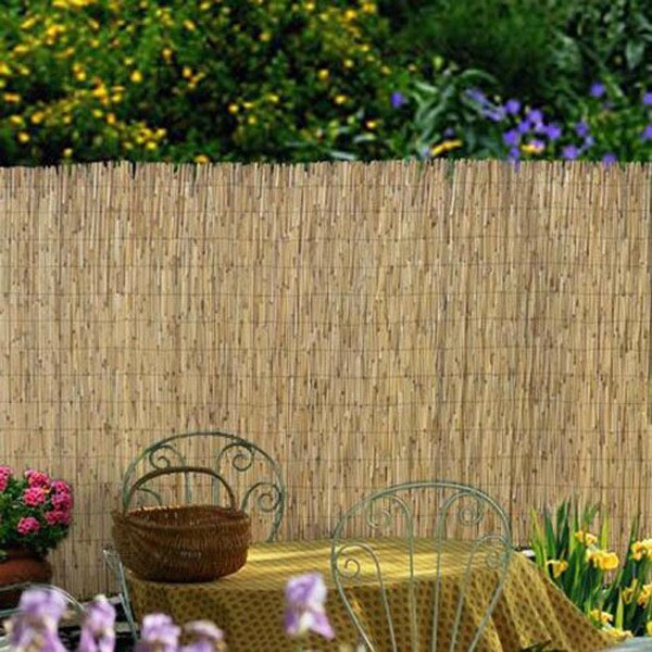 4 ft. x 8 ft. Gardenpath Peeled And Polished Reed Fence | City Mill