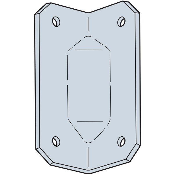 2-3/4 in. 18 Gauge Galvanized Gusset Angle | City Mill