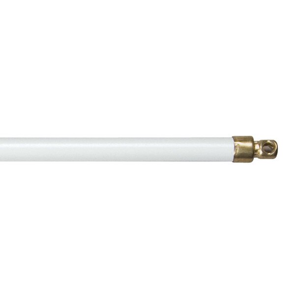 21 in. - 38 in. White Swivel Sash Rod | City Mill