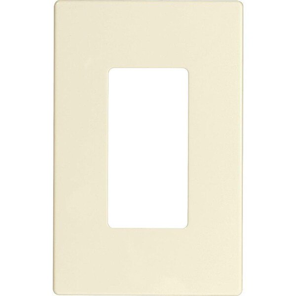 Leviton 2-Gang Screwless Decora Wall Plate, Lt Almond | City Mill
