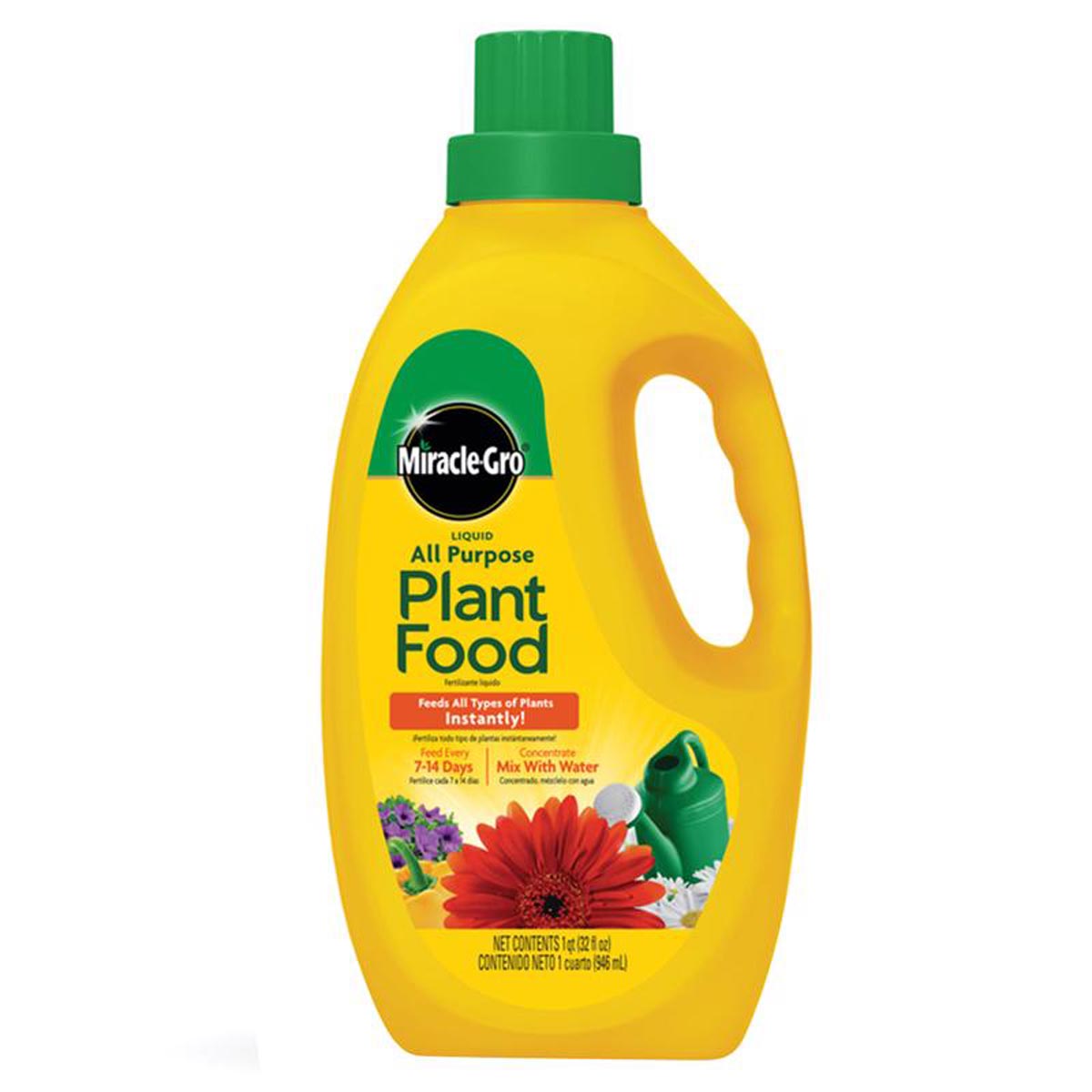 Miracle-Gro Liquid All Purpose Plant Food 1 qt | City Mill