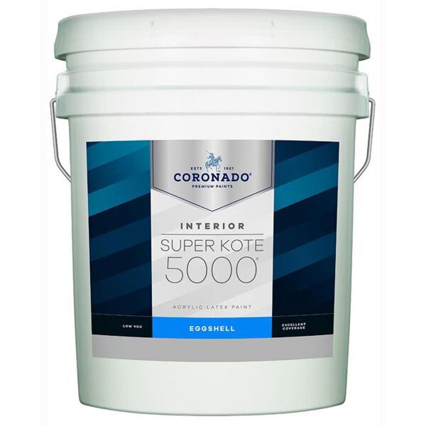 5 Gallon Super Kote 5000 Interior Eggshell White Paint | City Mill