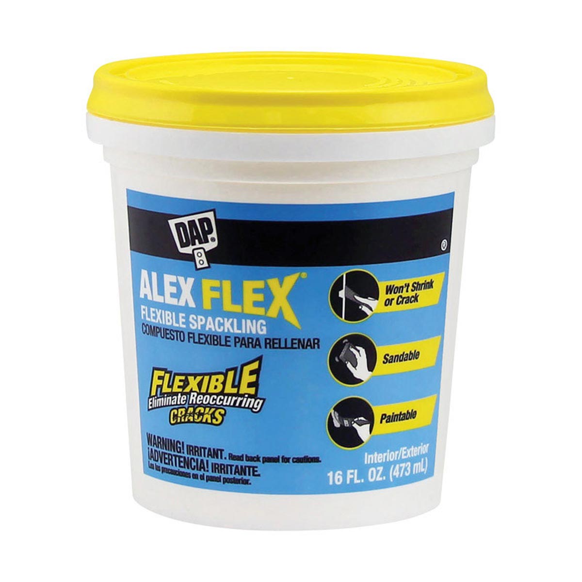 DAP Alex Flex Ready to Use White Spackling Compound 16 oz | City Mill