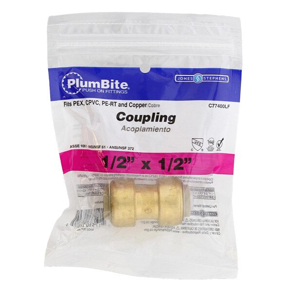 PlumBite 1/2 in. Push On Coupling | City Mill