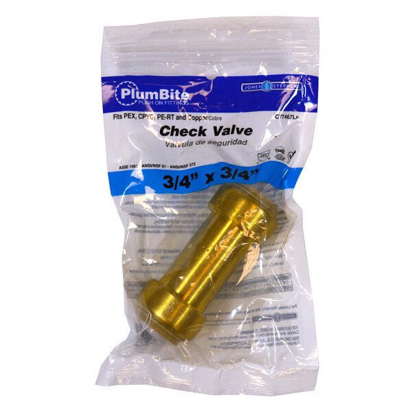 PlumBite 3/4 in. Push On Check Valve | City Mill