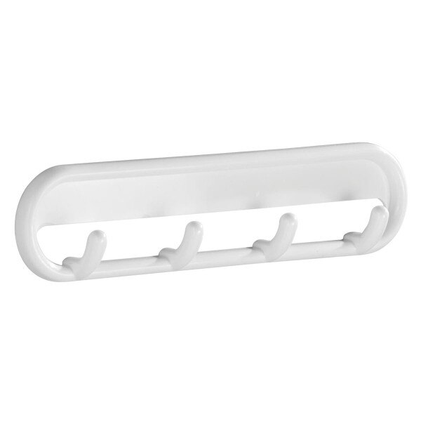 iDesign Self Adhesive White Multi Hook Rack | City Mill