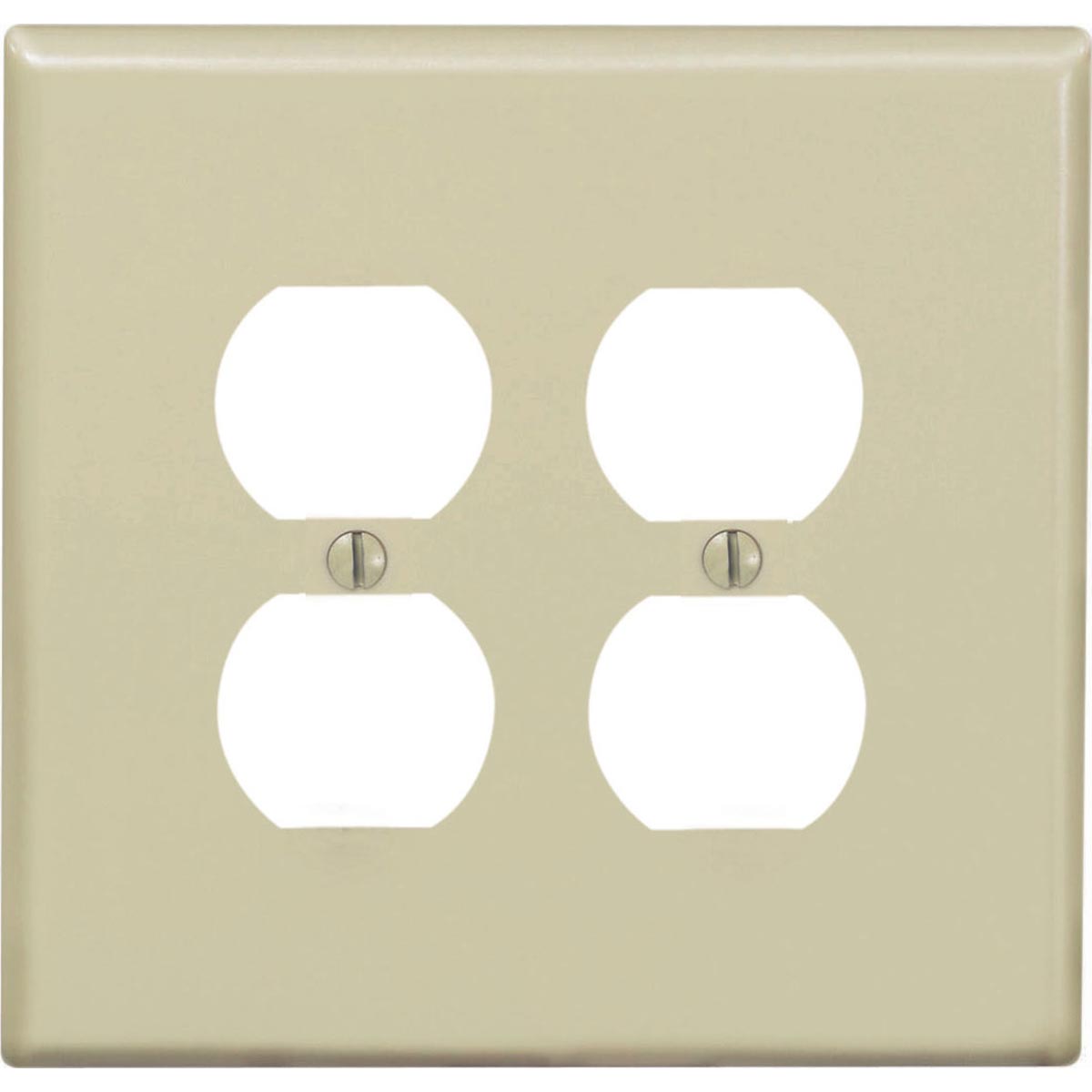 Leviton Ivory 2-Gang Duplex Outlet Wall Plate | City Mill