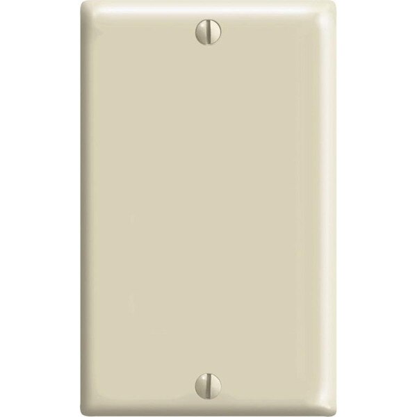 Leviton 1-Gang Midway Blank Nylon Wall Plate, Ivory | City Mill