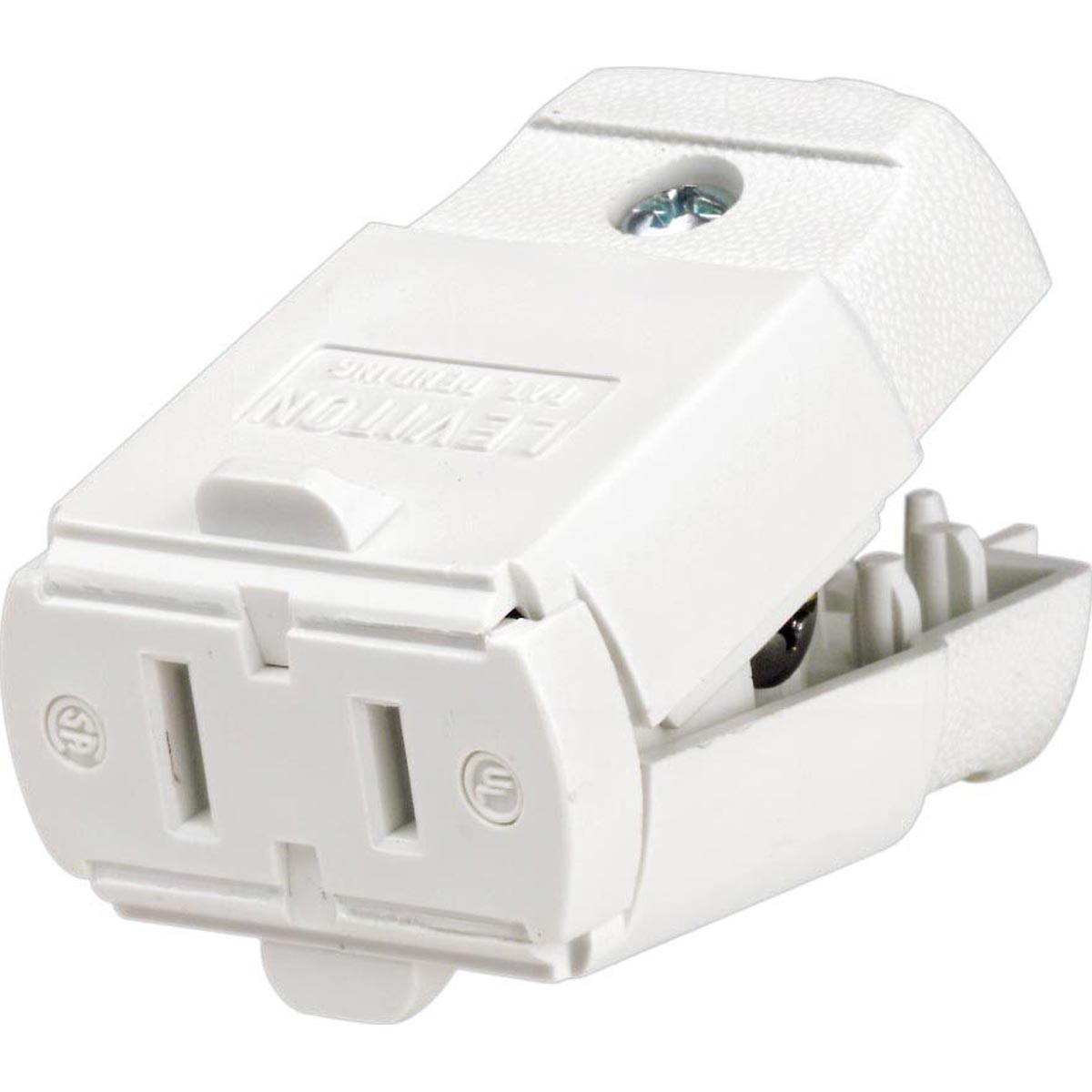 Leviton 2 Wire Hinged Non-Grounding Connector, White | City Mill