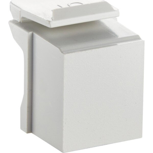 Leviton QuickPort Blank Inserts, White (10-Pack) | City Mill