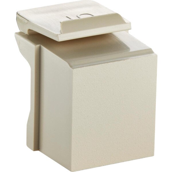 Leviton QuickPort Blank Inserts, Ivory (10-Pack) | City Mill