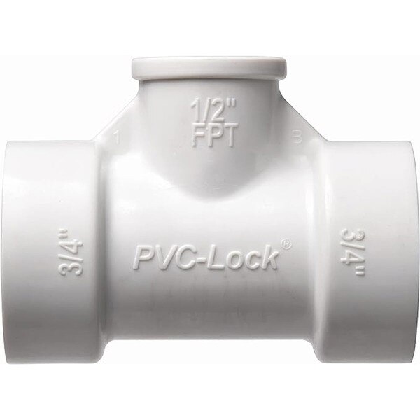 Orbit 3/4 in. x 1/2 in. FPT PVC Lock Tee | City Mill