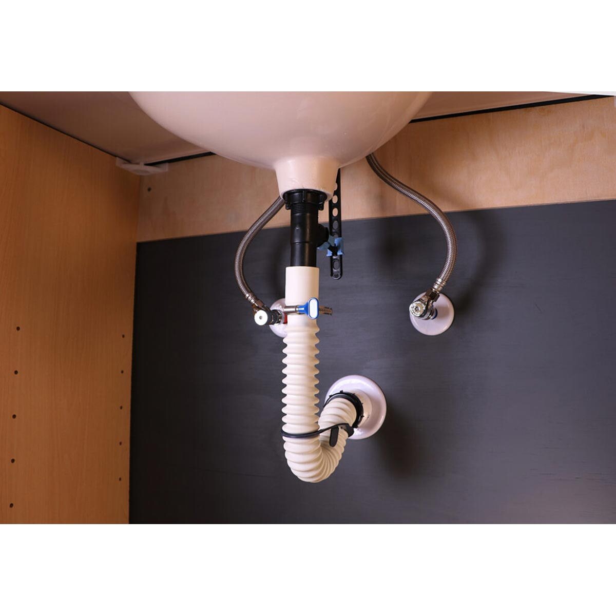 Simple Drain Single Basin Rubber Threaded P-Trap Sink Drain Kit | City Mill