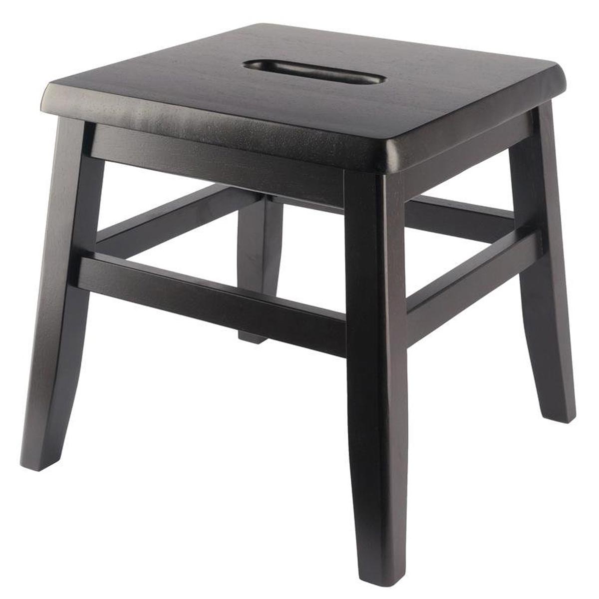 Winsome Kaya Solid Wood Conductor Stool, Coffee Color | City Mill