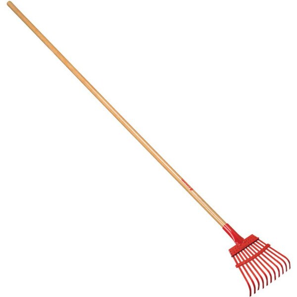 Corona 60.5 in. 11 Tine Steel Shrub Rake Wood Handle | City Mill