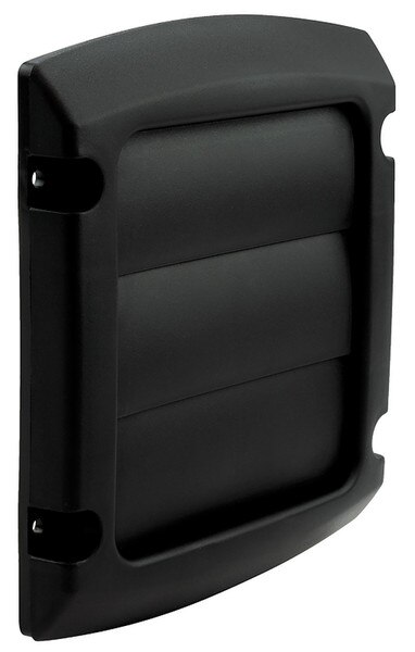 Dundas Jafine ProVent LC4BLKXZW Louvered Exhaust Cap, 4 in Duct, Black ...