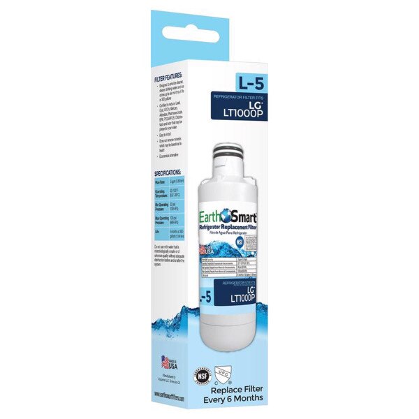 EarthSmart Refrigerator Replacement Water Filter Cartridge for LG ...