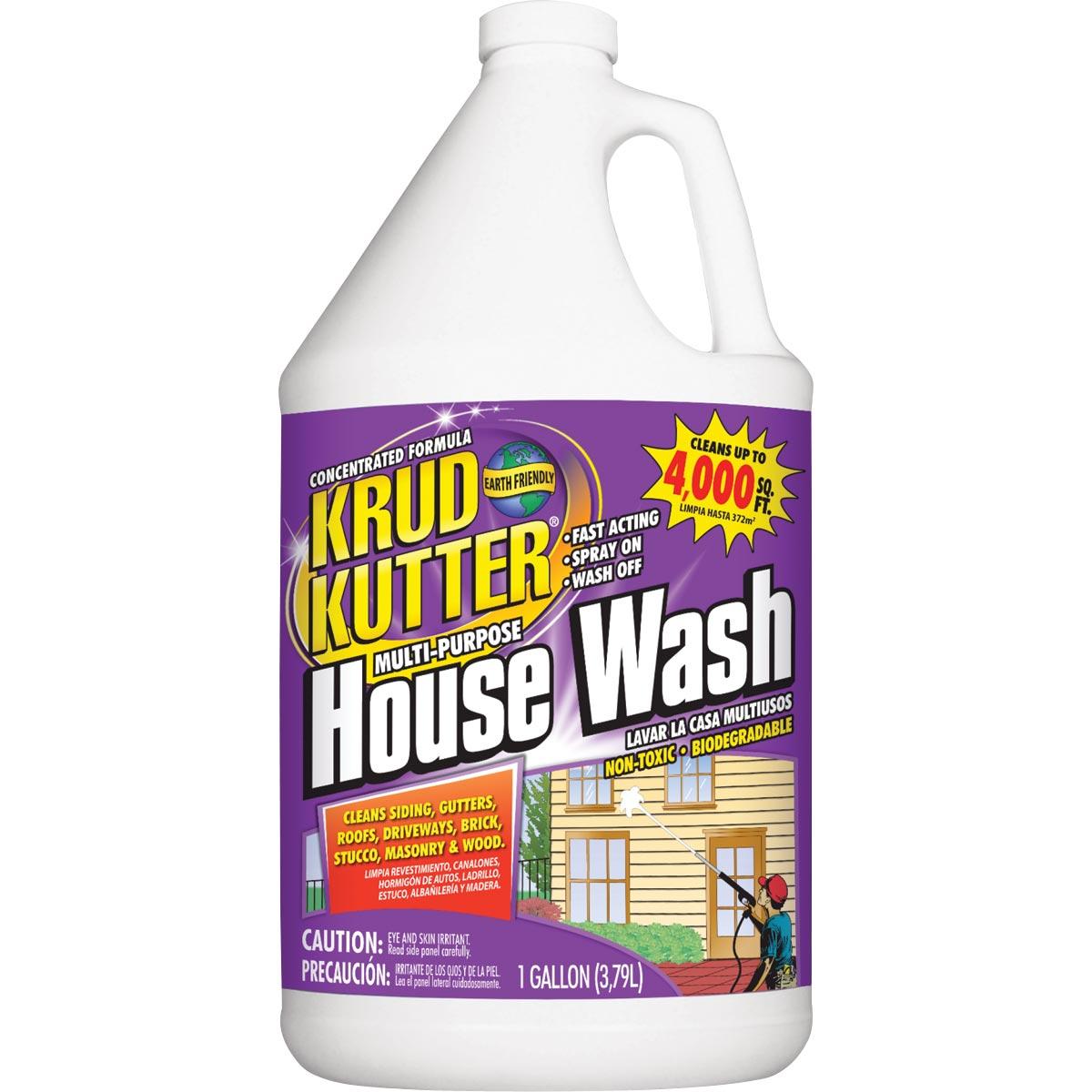 Krud Kutter House Wash Cleaner, 1 gal, Bottle, Clear, Liquid | City Mill