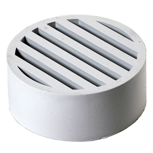 3 in. PVC Drain Gate, White | City Mill