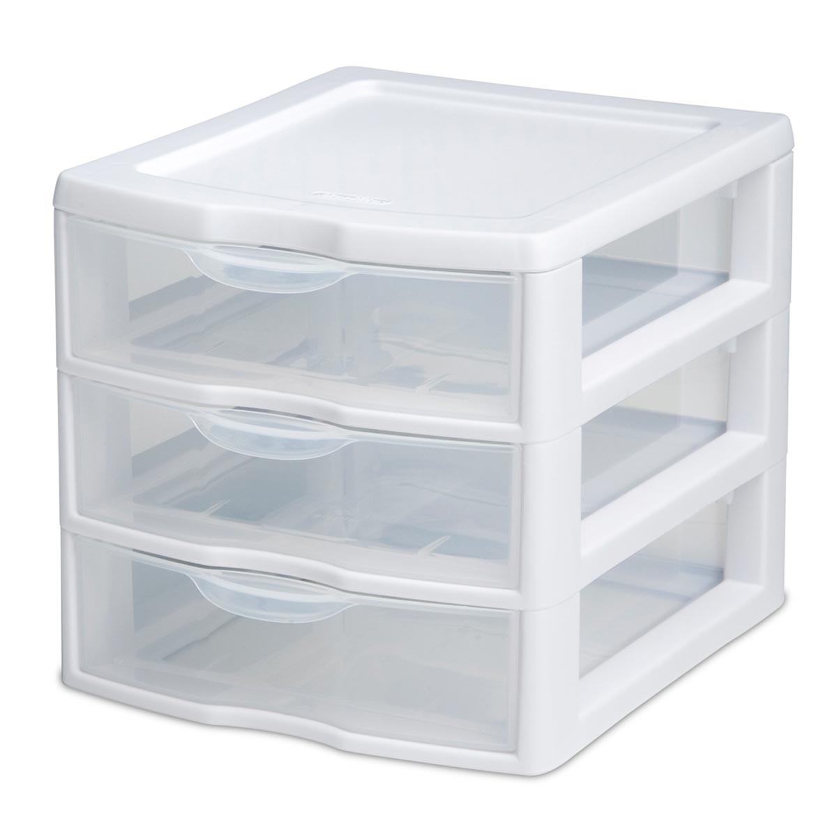 Sterilite 3 Drawer Mini Storage Unit, Clear | City Mill