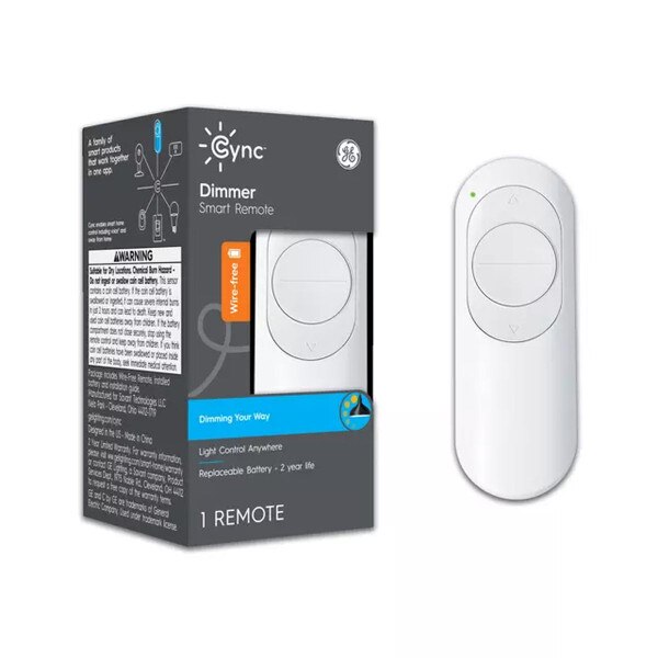 GE Cync Wire-Free Battery-Powered Smart Dimmer Remote | City Mill