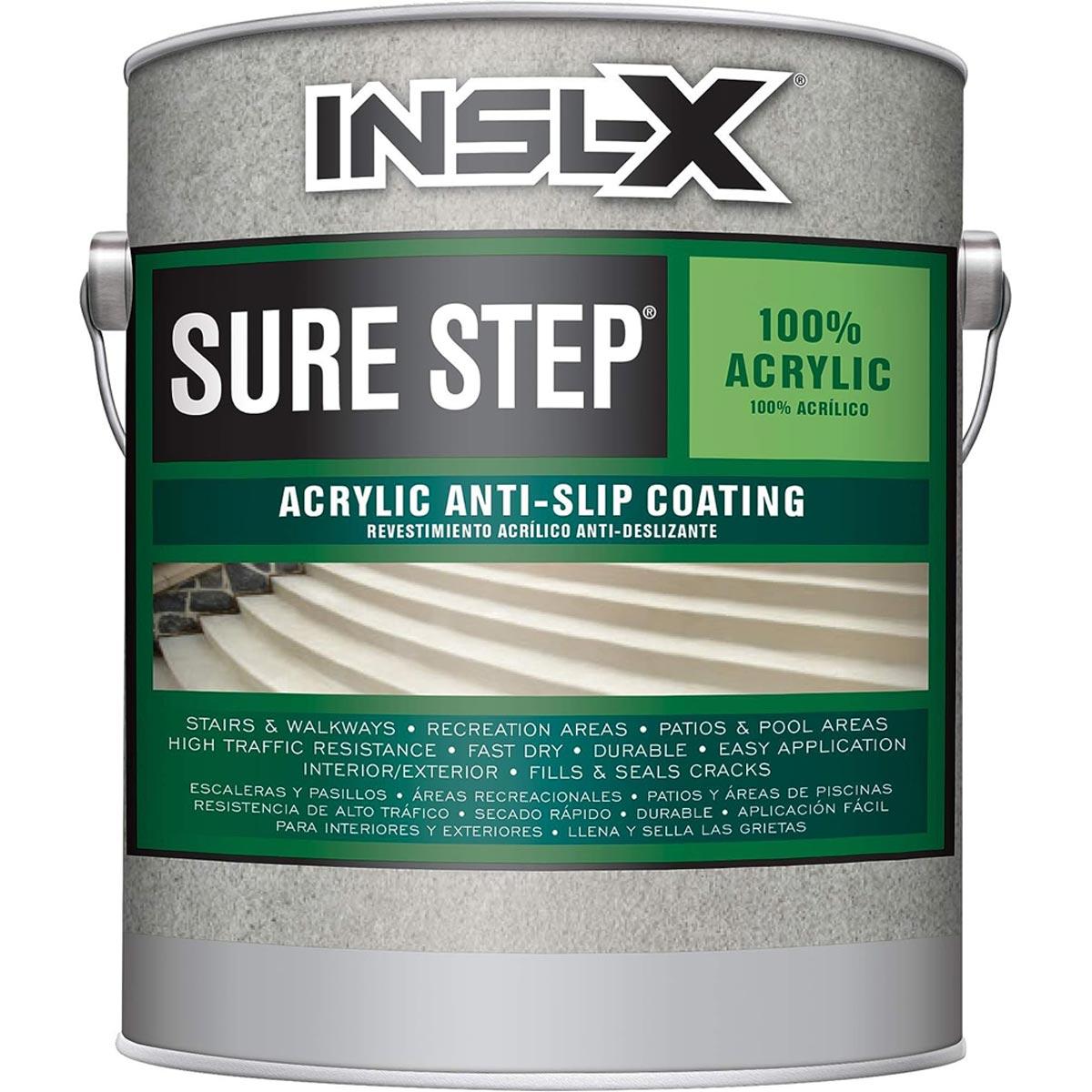 Benjamin Moore 1 Gallon Gray Pearl INSL-X Sure Step Acrylic Anti-Slip ...