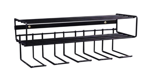 Black Steel Wall Mount Tool Holder | City Mill