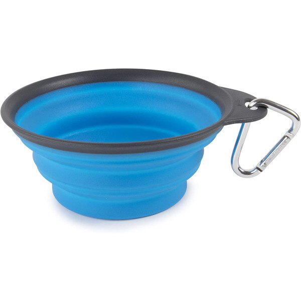 Dexas Large 2-Cup Collapsible Travel Cup, Pro Blue Color | City Mill