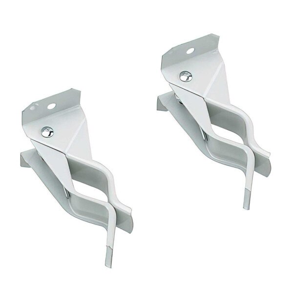 Onward 2-Pack White Wall Mounted Spring Storage Clips | City Mill
