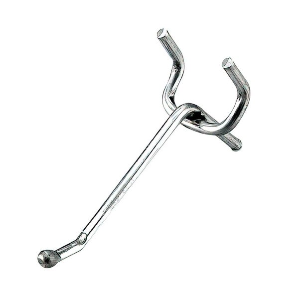 Onward 4-Pack 1/8 in. x 2 in. Length Single Pegboard Hook | City Mill