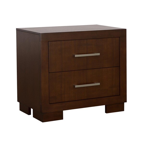 Coaster Furniture Jessica Cappuccino 2-Drawer Nightstand | City Mill