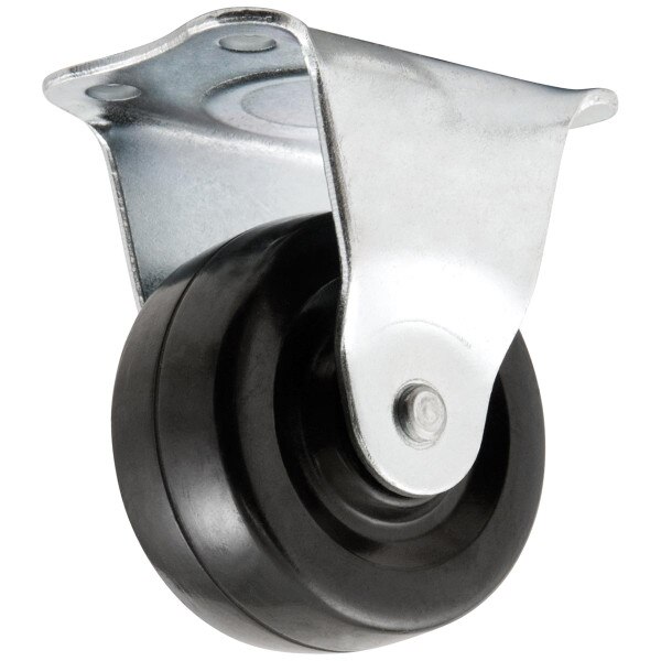 2 in. Rubber Plate Rigid Caster | City Mill