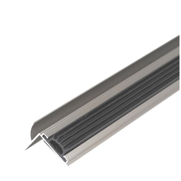 36 in. Satin Nickel Aluminum Door Bottom Drip Cap | City Mill