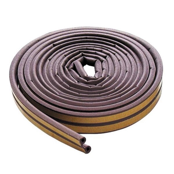 17 ft. Brown Extreme Temperature P Profile Weather Strip | City Mill