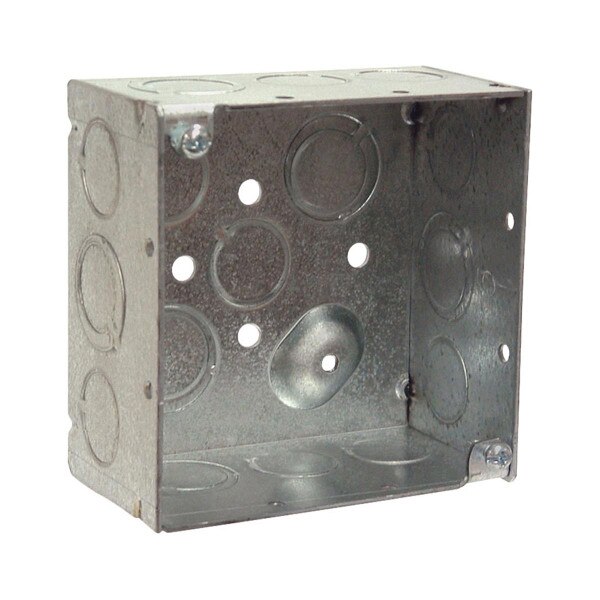 4 in. Square Box With Knockouts | City Mill