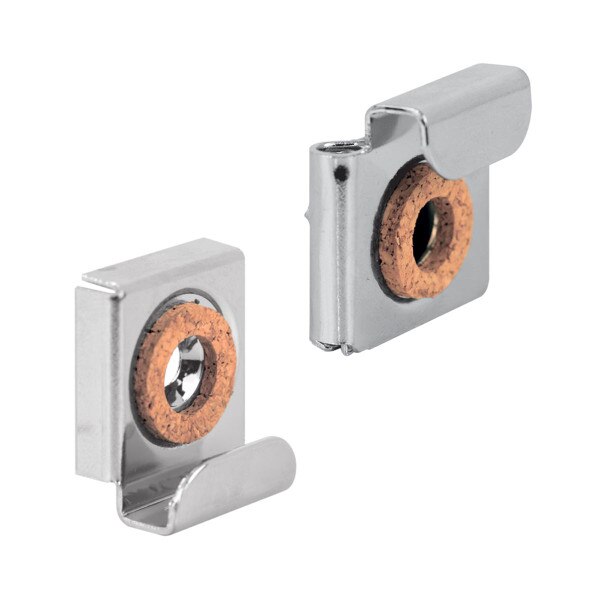 Spring Loaded Mirror Hanger Clip Set, Chrome | City Mill