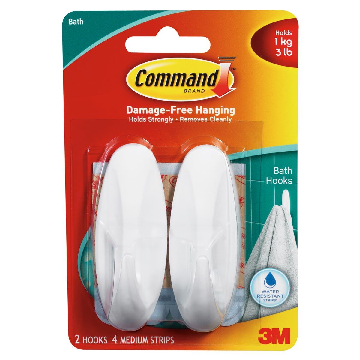 Medium Command Designer Hooks 2 Count | City Mill