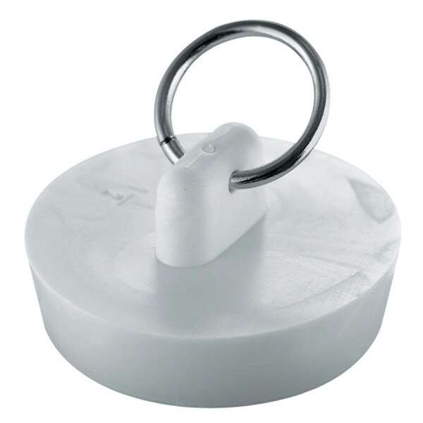 1-1/2 in. White Basin Stopper | City Mill