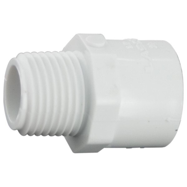1/2 in. PVC Male Adapter, MPT x Slip, Schedule 40, 10 Pack | City Mill
