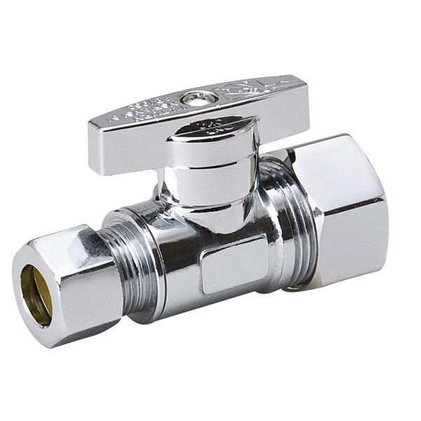 5/8 in. x 3/8 in. 1/4 Turn Straight Valve | City Mill