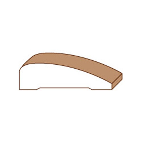 7/16 in. x 2-3/16 in. Douglas Fir Streamline Base Moulding | City Mill