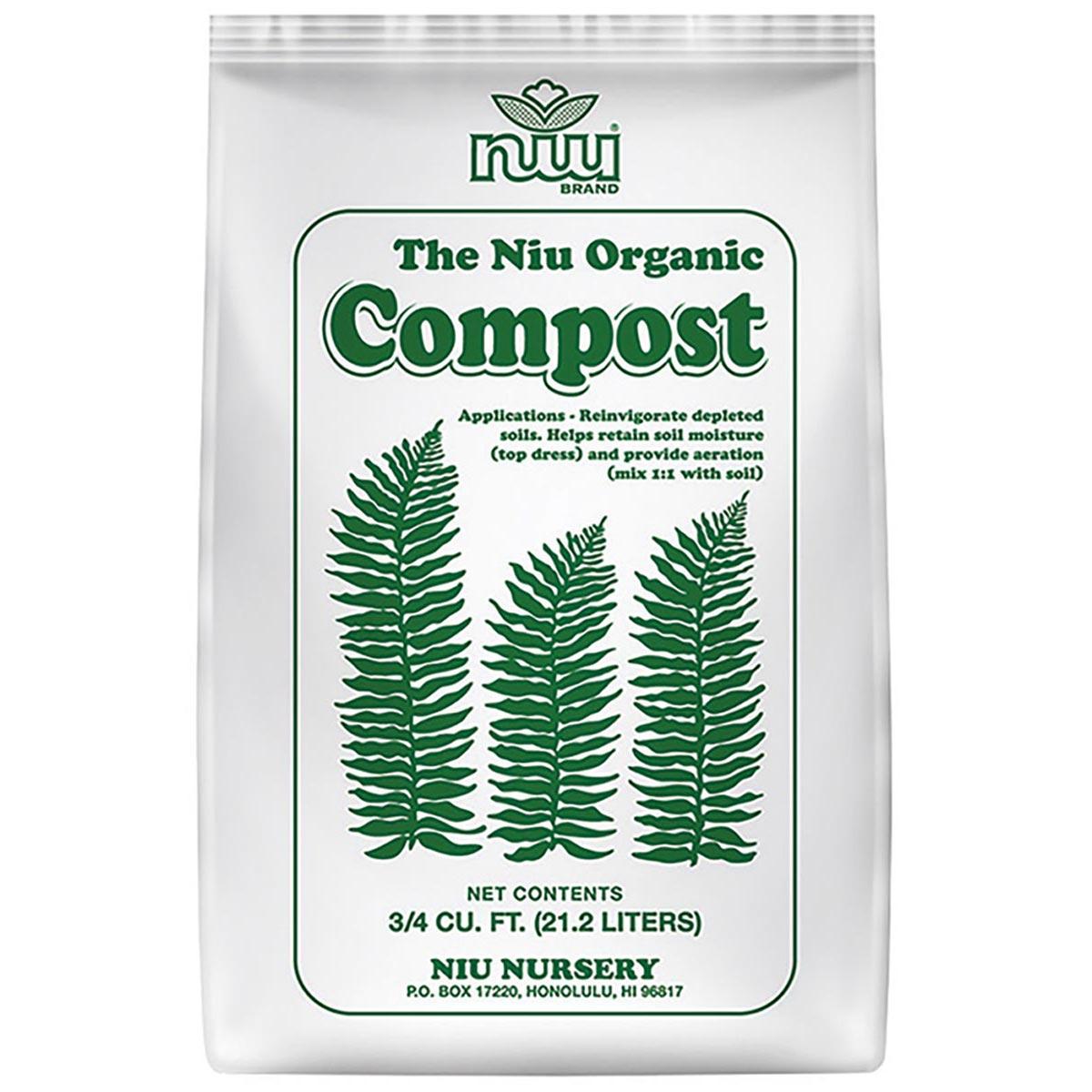 Niu 3/4 cu. ft. Organic Compost | City Mill