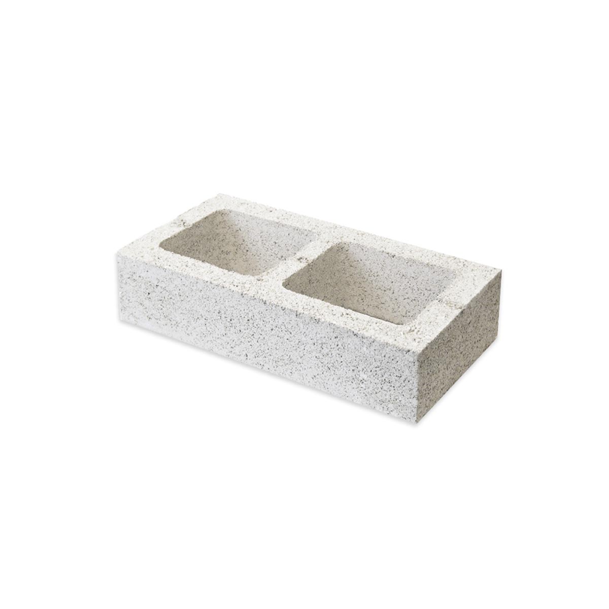 8 in. x 4 in. x 16 in. Gray Double Solid End Concrete Block | City Mill
