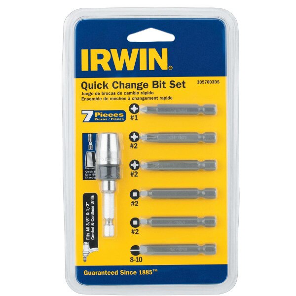 7 Piece Quick Change Bit Set | City Mill