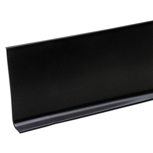 4 in. x 4 ft. Black Cove Wall Base Vinyl Strips | City Mill
